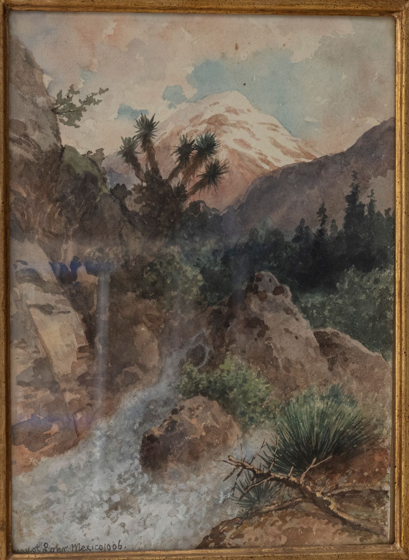 El Volcán Popocatépetl - Colección Ortega